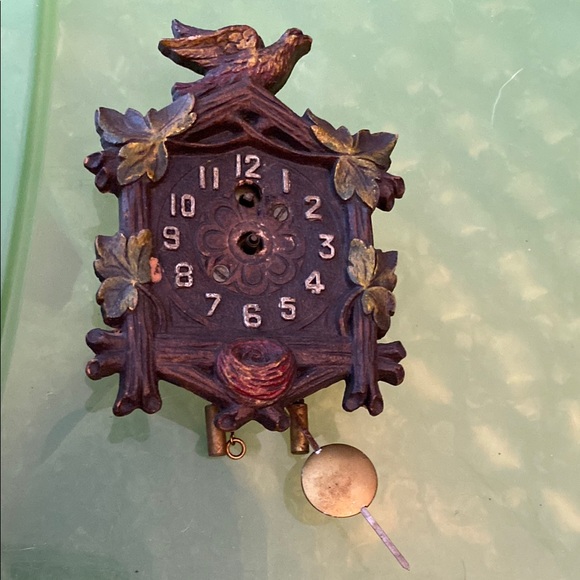 Wall Decor | Vintage Wooden Cuckoo Clock With Bird Design From Keebler ...